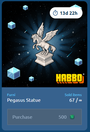 OFFRE NFT - Statue de Pégase - HabbGames